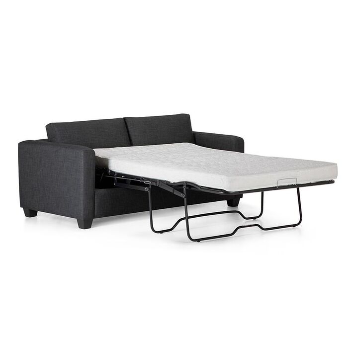 Sofá Cama Rosen Murano 3 Cuerpos Tela Grafito :: DeNony.cl
