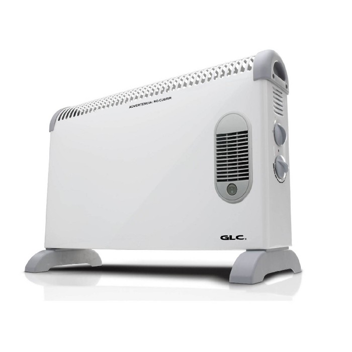 Convector Eléctrico Turbo 2000W - Opc fijación Mural :: DeNony.cl